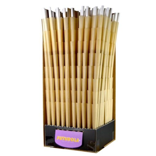 98 mm Brown Futurola Dutch Pre Roll Cones Slim Size - 800 Count