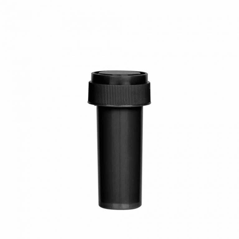 Opaque Black Reversible Cap Vials | Reversible Cap Vials | Vials | Bottles